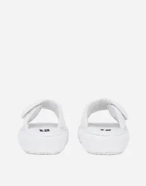 Dolce & Gabbana Terry Cotton Plateau Slides - Multicolor