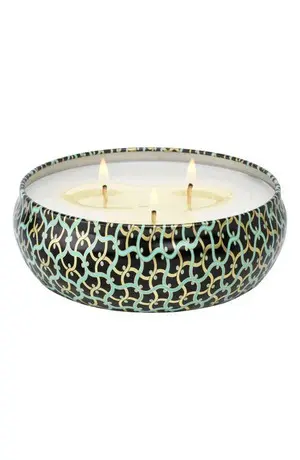 Voluspa Three-wick Tin Candle - French Linen