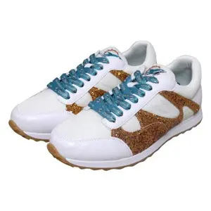 CUCE Miami Dolphins Glitter Sneakers - Orange