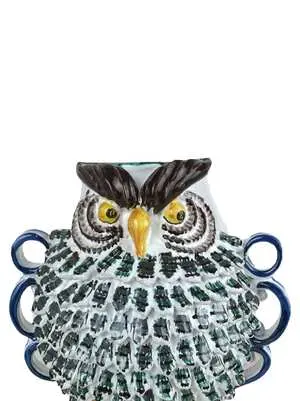 LES-OTTOMANS Owl Porcelain Vase
