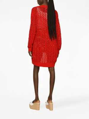 Dolce & Gabbana Open-knit Cotton Cardigan