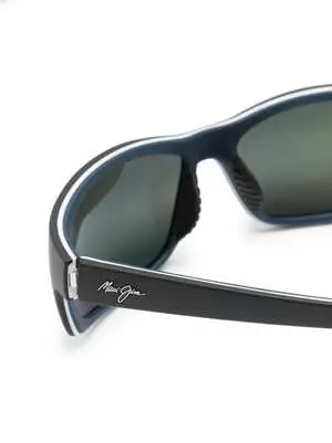 Maui Jim Rectangle Frame Sunglasses - Black