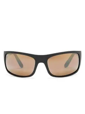 Maui Jim Peahi Rectangle-frame Sunglasses - Black