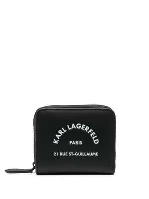 Karl Lagerfeld Logo-detail Leather Wallet