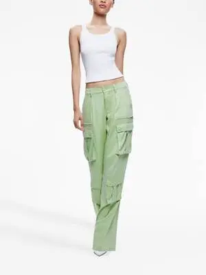 Alice + Olivia Joette Low-rise Cargo Trousers