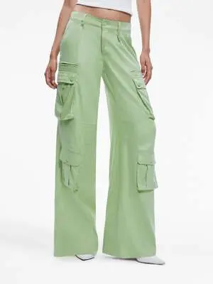 Alice + Olivia Joette Low-rise Cargo Trousers