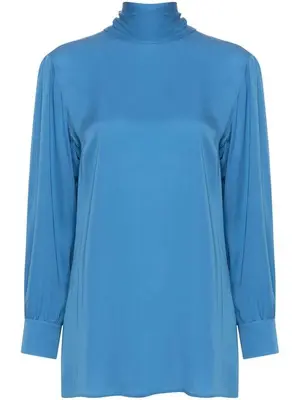 Gucci Pussy-bow Collar Silk Blouse