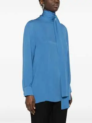 Gucci Pussy-bow Collar Silk Blouse