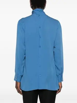 Gucci Pussy-bow Collar Silk Blouse