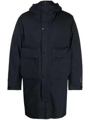 C.P. COMPANY Logo-print Layered Coat