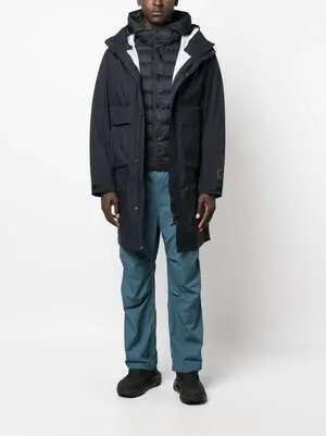 C.P. COMPANY Logo-print Layered Coat