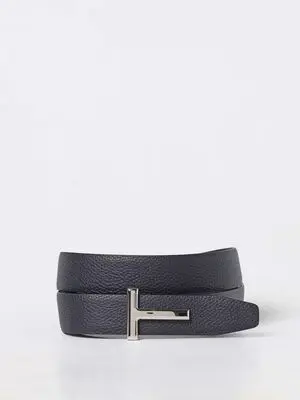 TOM FORD Leather Belt - Blue