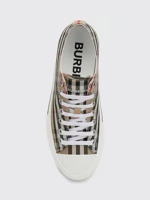 Burberry Vintage Check Platform Sneakers - Beige
