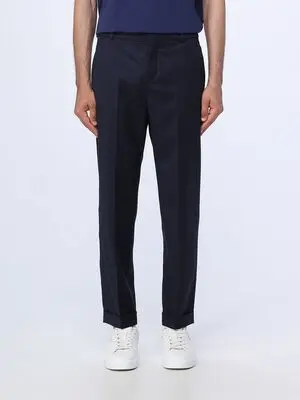 Balmain Wool Twill Pants - Black
