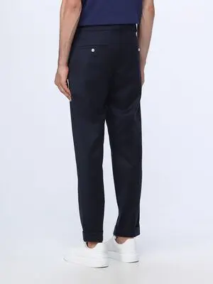 Balmain Wool Twill Pants - Black