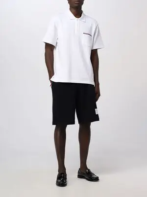 Thom Browne Polo Shirt In Cotton - White
