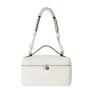 Loro Piana Extra Pocket Pouch L 27 - Blanc_whisper_bleu_marine