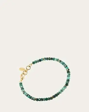 JAN LESLIE Beaded Bracelet - Emerald