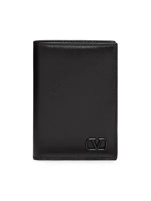 Valentino Garavani Vlogo Signature Cardholder - Black