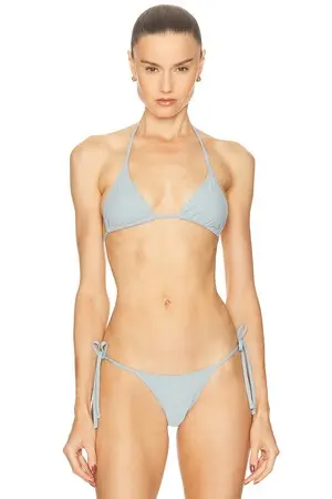 Eterne Isla Bikini Top Dusty Blue