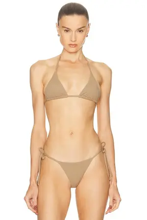 Eterne Isla Bikini Top - Taupe