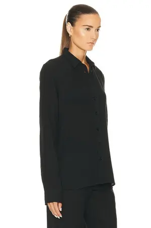 Eterne Jolene Button Down Top - Black