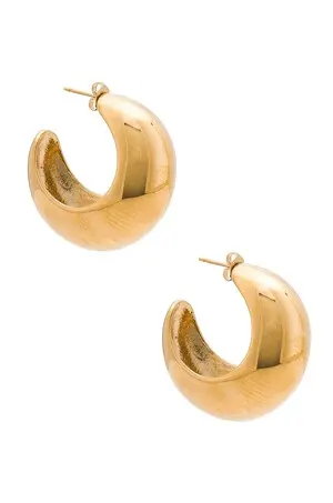 Isabel Marant Étoile Large Hoop Earrings - Dore
