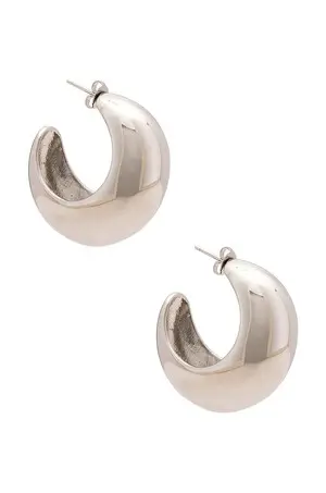 Isabel Marant Étoile Large Hoop Earrings - Silver
