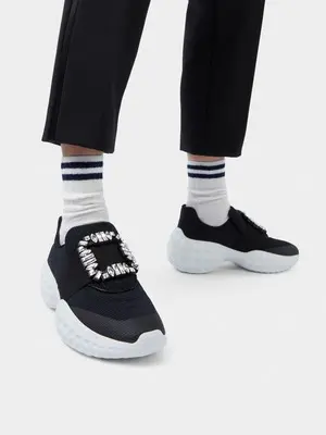 ROGER VIVIER Viv' Run Light Sneakers In Fabrics