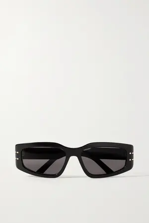 Dior Diorsignature S9u Rectangular Sunglasses - Black