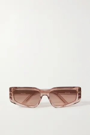 Dior Diorsignature S9u Rectangular Sunglasses - Pink