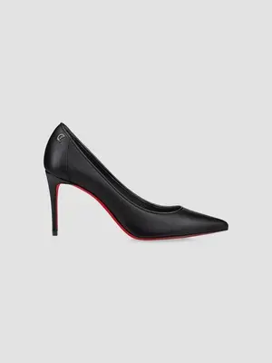 CHRISTIAN LOUBOUTIN Sporty Kate 85mm Leather Pumps - Black