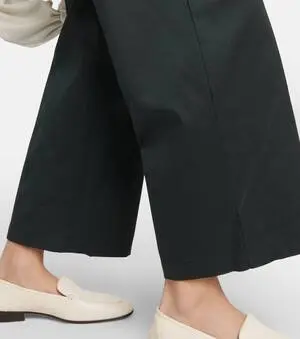 Max Mara Cotton Straight Leg Trousers