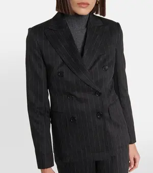 Max Mara Ofride Pinstriped Blazer