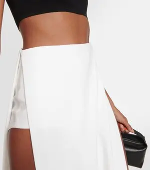 MONOT Mônot Side-slit Maxi Skirt