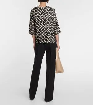 Max Mara Relais Silk Blouse - Multicoloured
