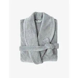 YVES DELORME Toile Small Terry Bath Robe - Platine