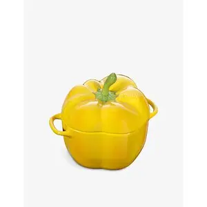 STAUB Pepper Cast-iron And Enamel Cocotte - Yellow