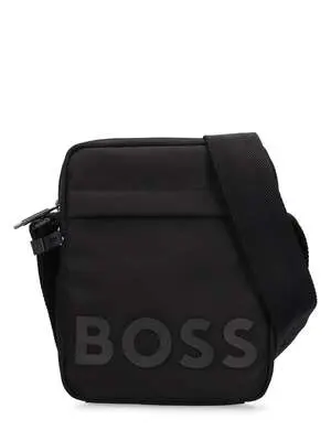 BOSS Catch 2.0ds Logo Tech Crossbody Bag - Black