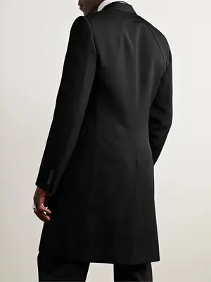 Alexander McQueen Slim-fit Wool-twill Trench Coat