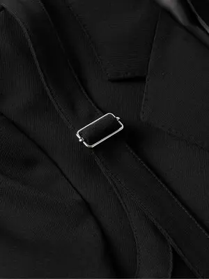 Alexander McQueen Slim-fit Wool-twill Trench Coat