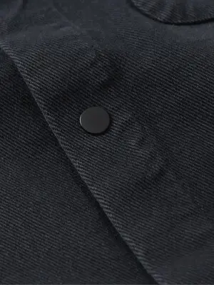 Folk Assembly Cotton-twill Overshirt - Black