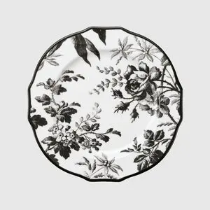 Gucci Herbarium Dessert Plate, Set Of Two - Black
