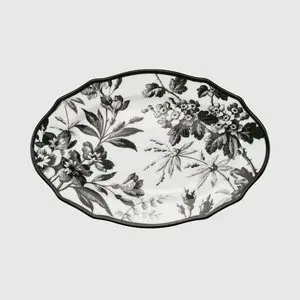 Gucci Herbarium Hors D'oeuvre Plate - Black