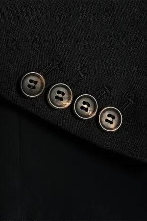 Brunello Cucinelli Bead-embellished Twill Blazer - Black