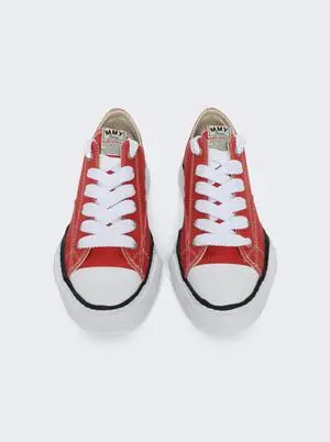 Mihara Yasuhiro Maison MIHARA YASUHIRO Peterson Canvas Low-Top Sneakers Orange