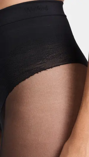 Wolford Tummy Control Top Tights - Black