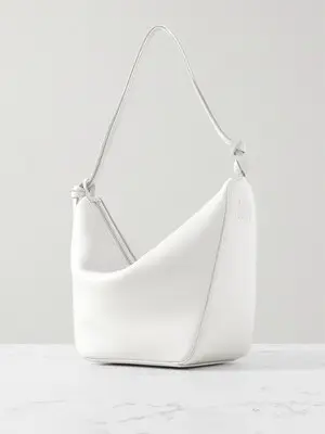 Loewe Hammock Mini Leather Bag - White
