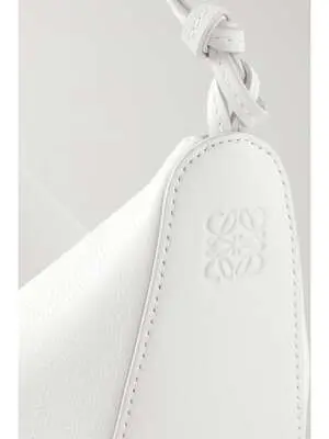 Loewe Hammock Mini Leather Bag - White