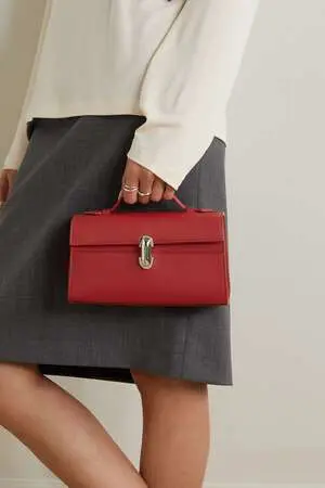 Savette Symmetry Pochette Leather Tote